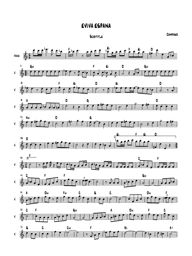 Eviva Espana PDF | PDF