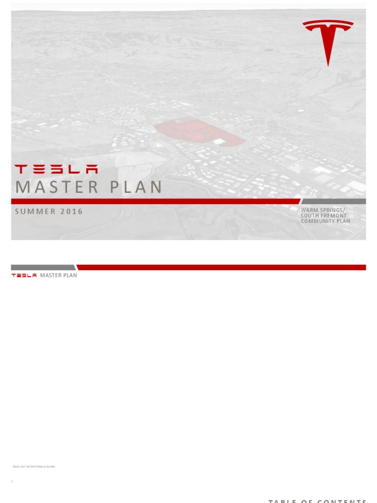 Tesla Master Plan Final Copy Summer 2016 | PDF | Industries | Transport
