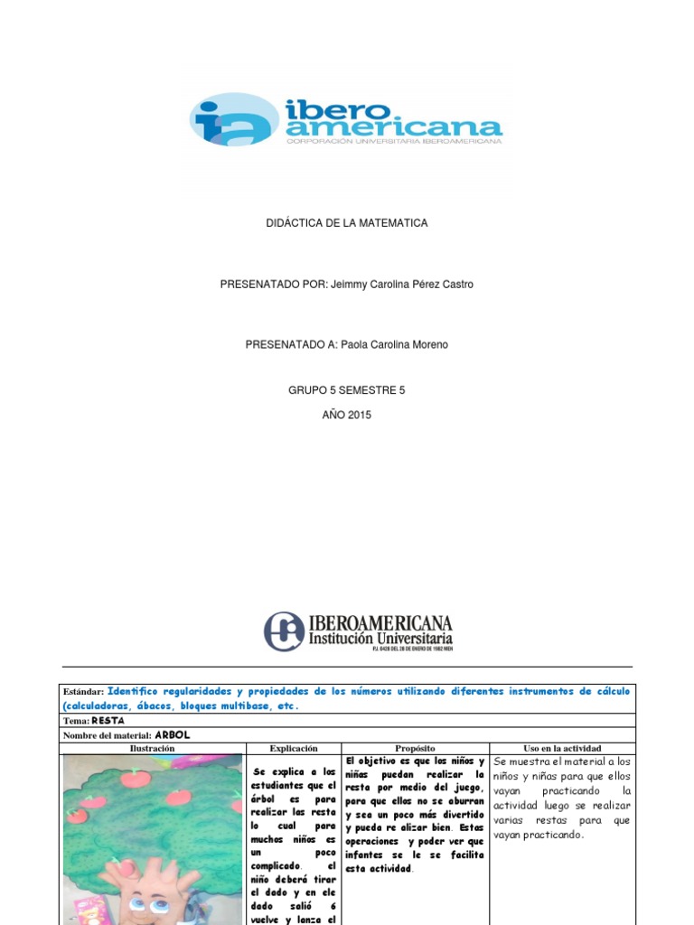 Actividad de Caro Matemate Sem6 | PDF | Enseñanza de matemática | Science