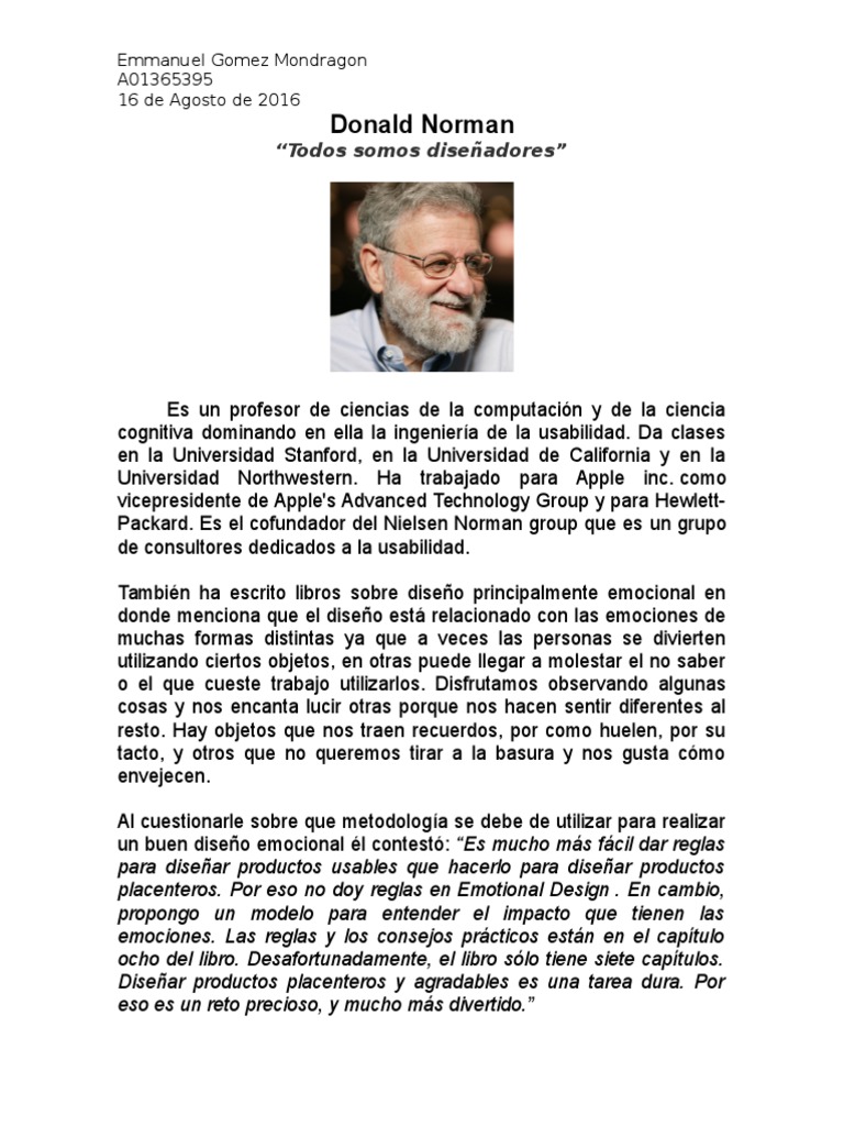Donald Norman | PDF