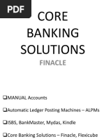 Finacle Menu and Tables PDF | PDF | Debits And Credits | Deposit Account