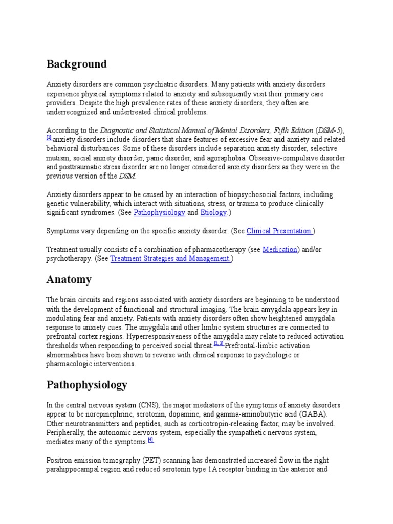 Background: Pathophysiology Etiology Clinical Presentation. Medication ...