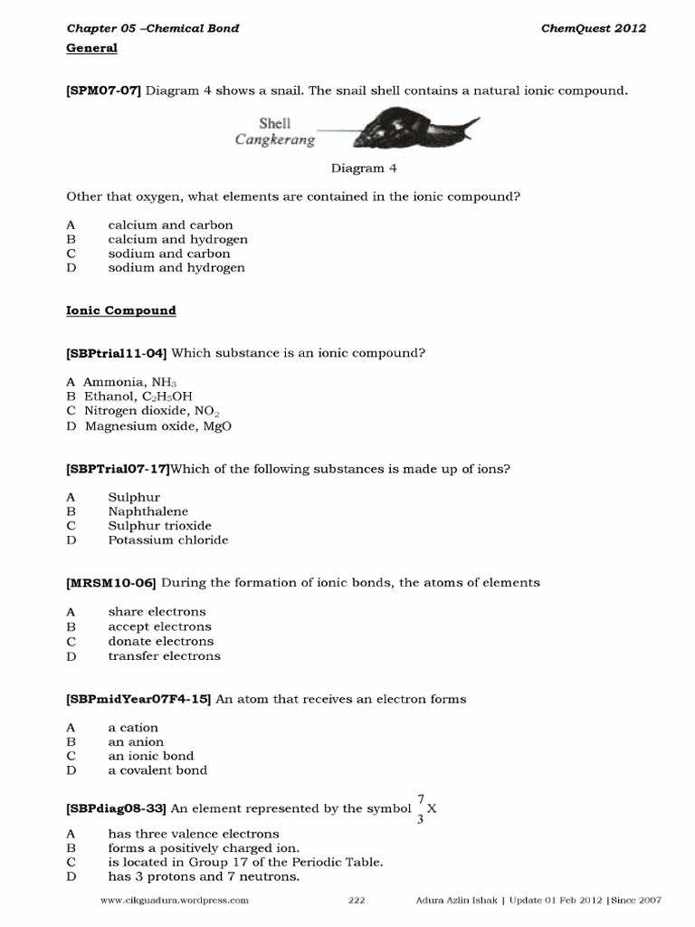 Chemical Bond PDF