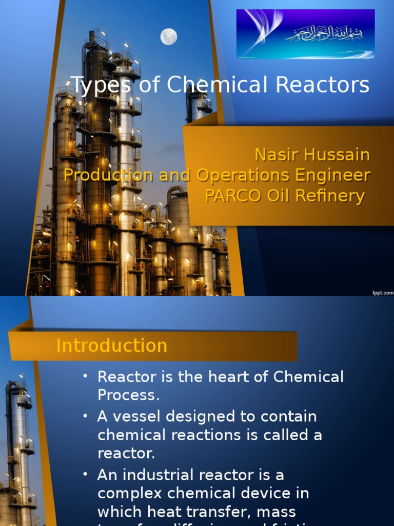 Reactor Types | Chemical Reactor | Catalysis