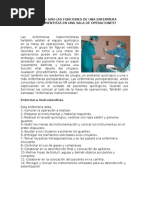 Normas y Reglas en Unidad Quirúrgica | PDF | Enfermería | Teatro operando