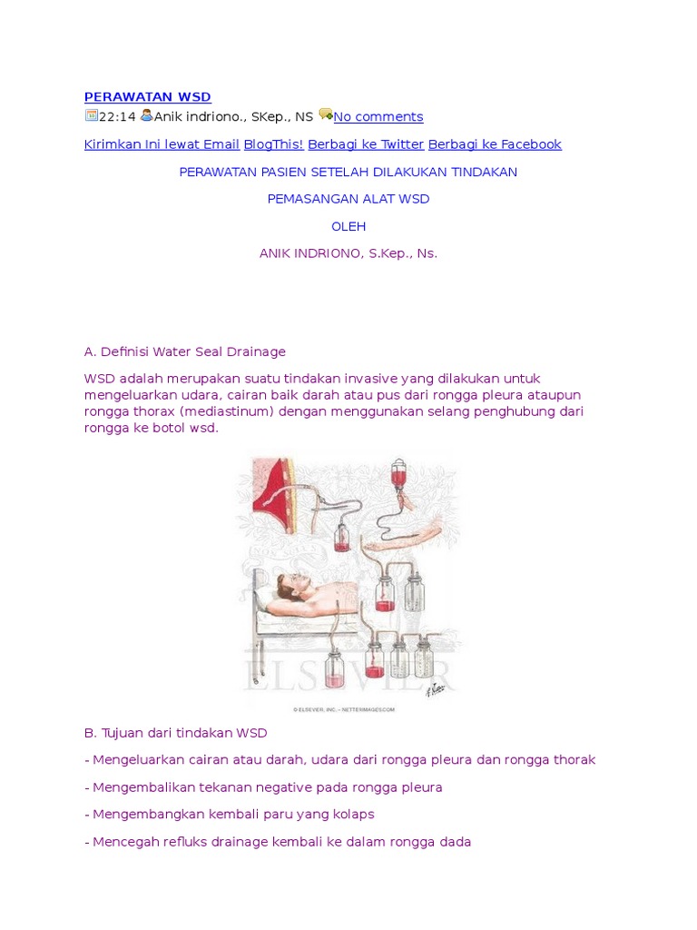 Perawatan WSD | PDF