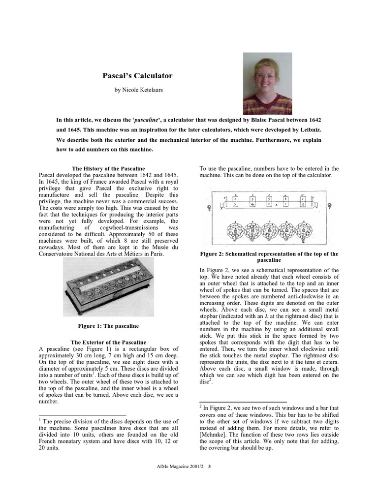 Dec2001 Pascal | PDF | Mechanical Engineering | Machines