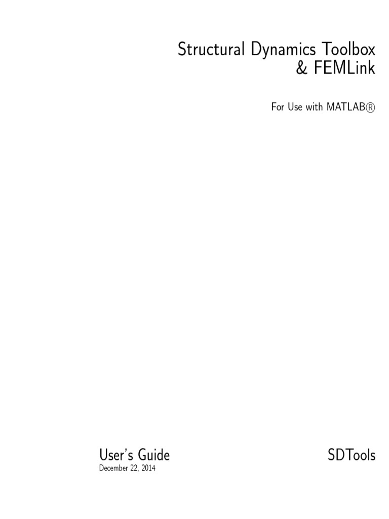 SDT | PDF | Matrix (Mathematics) | Finite Element Method