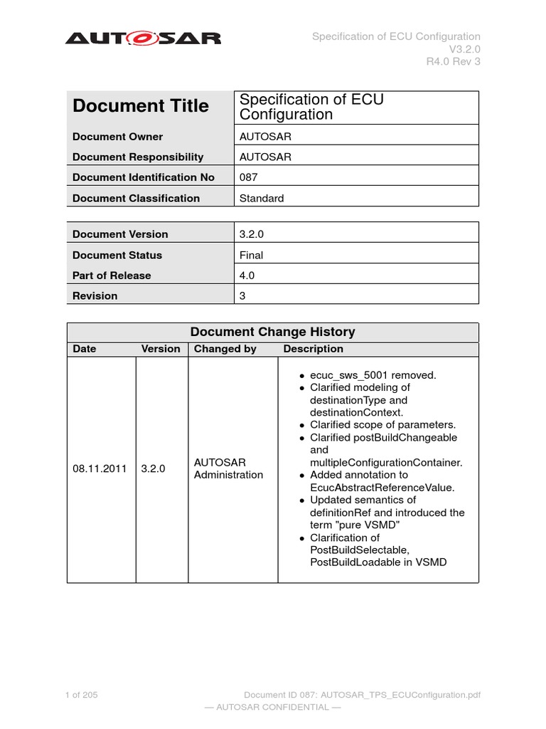 Autosar Tps Ecuconfiguration | Download Free PDF | Parameter (Computer Programming ...