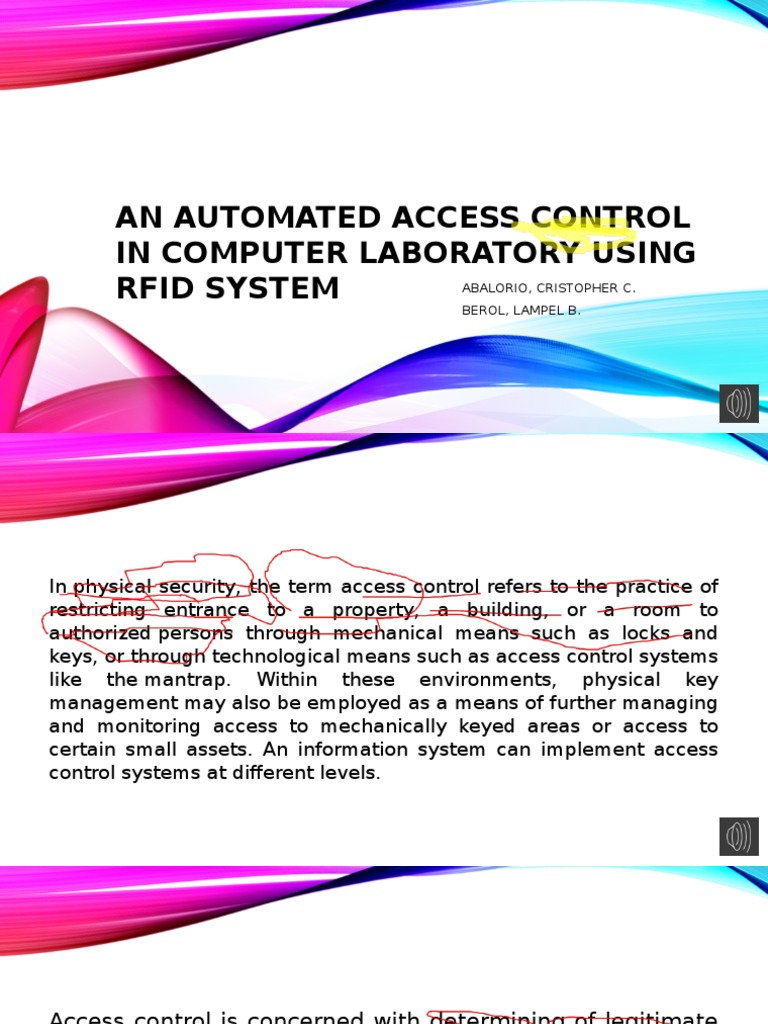 RFID-Based Automated Access Control | PDF | Access Control | Radio ...