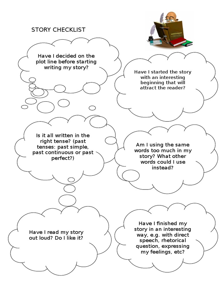 Story Writing Checklist Guide | PDF