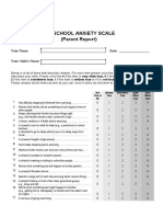 Child PTSD Symptom Scale For DMS-V CPSS-V SR | PDF | Psychology ...