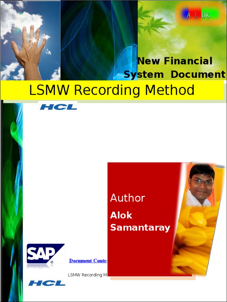 2 LSMW Recording Method | PDF | File Format | Source Code