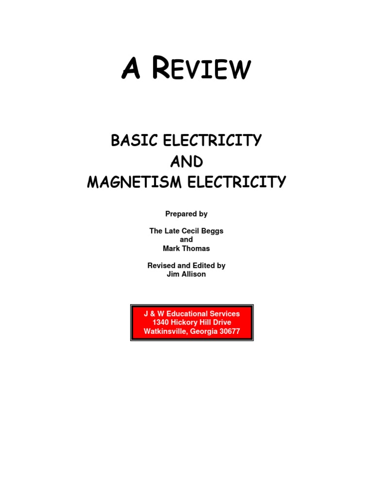 Basic Elec and Mag Symbols and Equations | PDF | Inductance | Electric ...