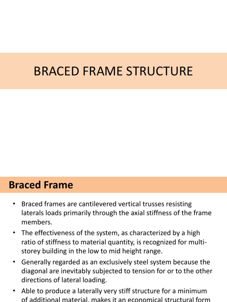 Brace Frame Structure | PDF