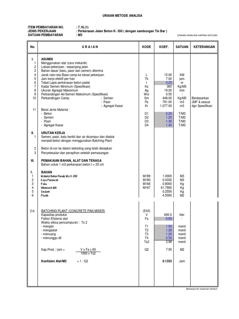 Rab Beton Jalan | PDF