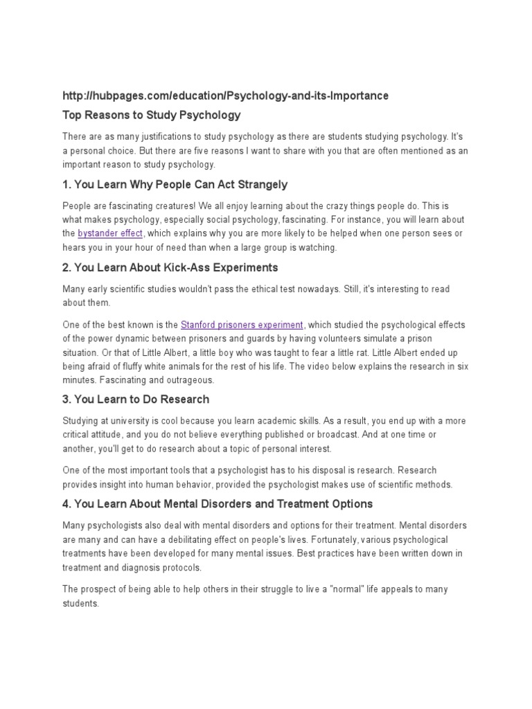 Assignment 2 | Psychology & Cognitive Science | Teachers