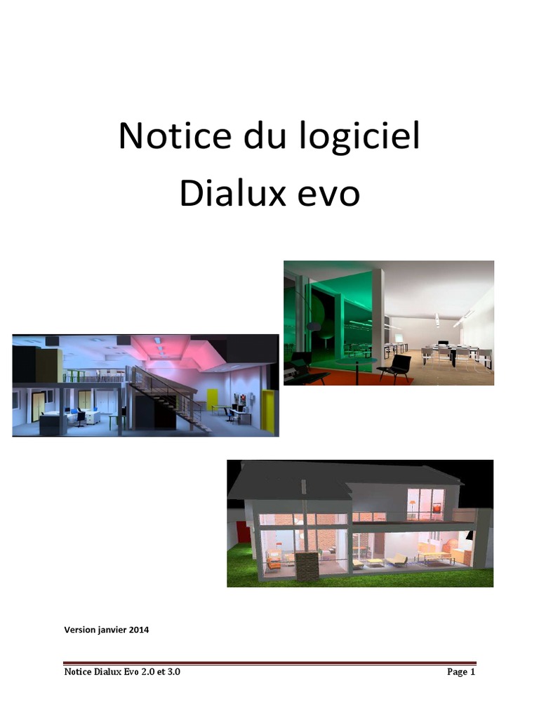 Notice Du Logiciel Dialux Evo | PDF | Fenêtre | Fichier informatique