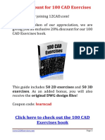 100 CAD Exercises | PDF | Computer Aided Design | E Books