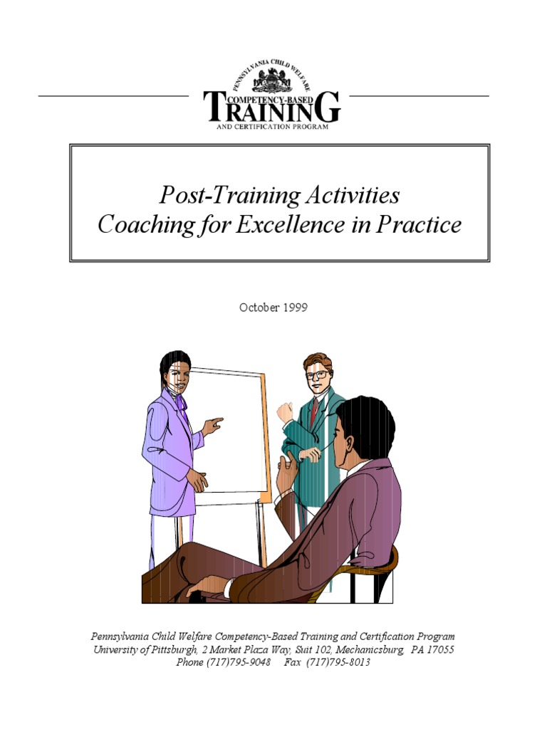 Post-Training Coaching Activities Guide | PDF | Body Language | Leadership