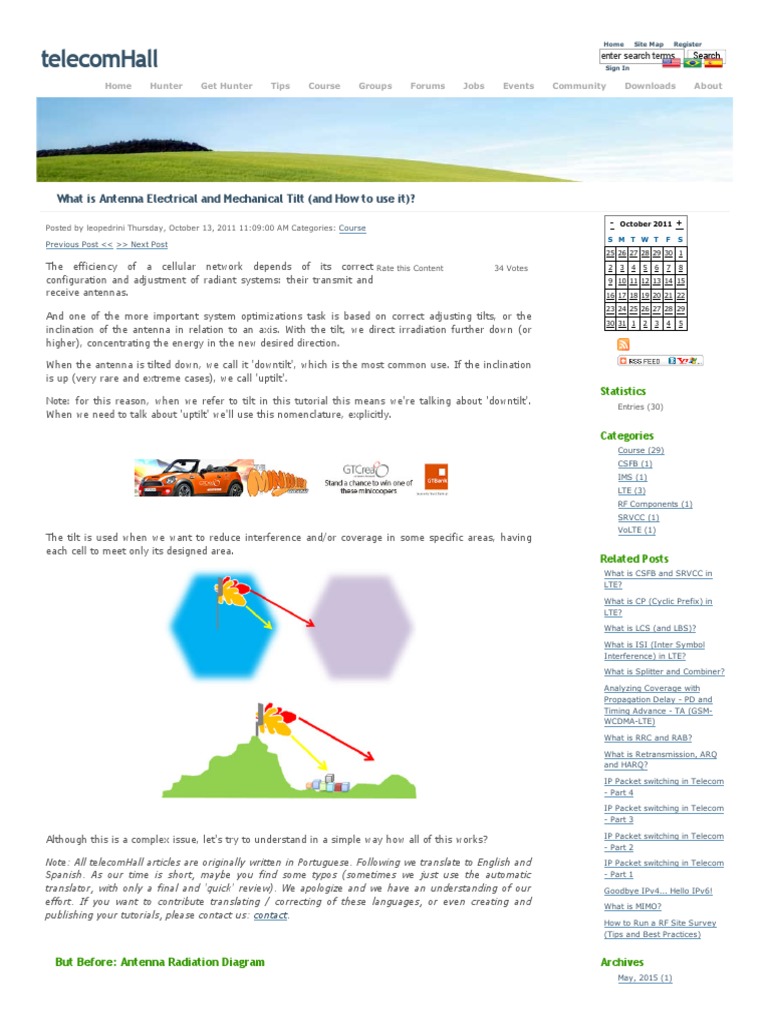 What Is Antenna Electrical and Mechanical Tilt (And How To Use It ...