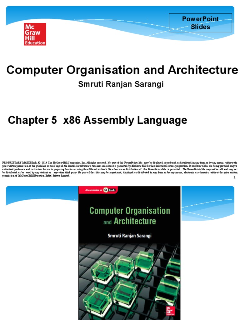 Chapter 05 x86 Assembly | PDF | Instruction Set | Digital Electronics