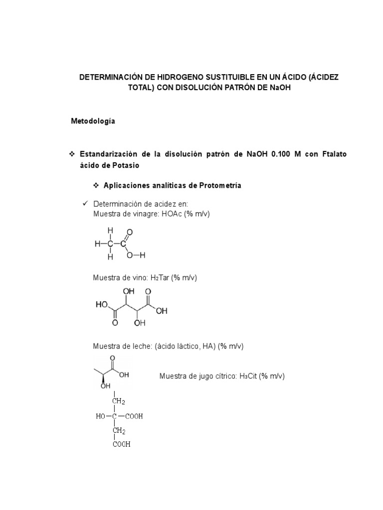 ALCALIMETRIA | PDF | Valoración | Química