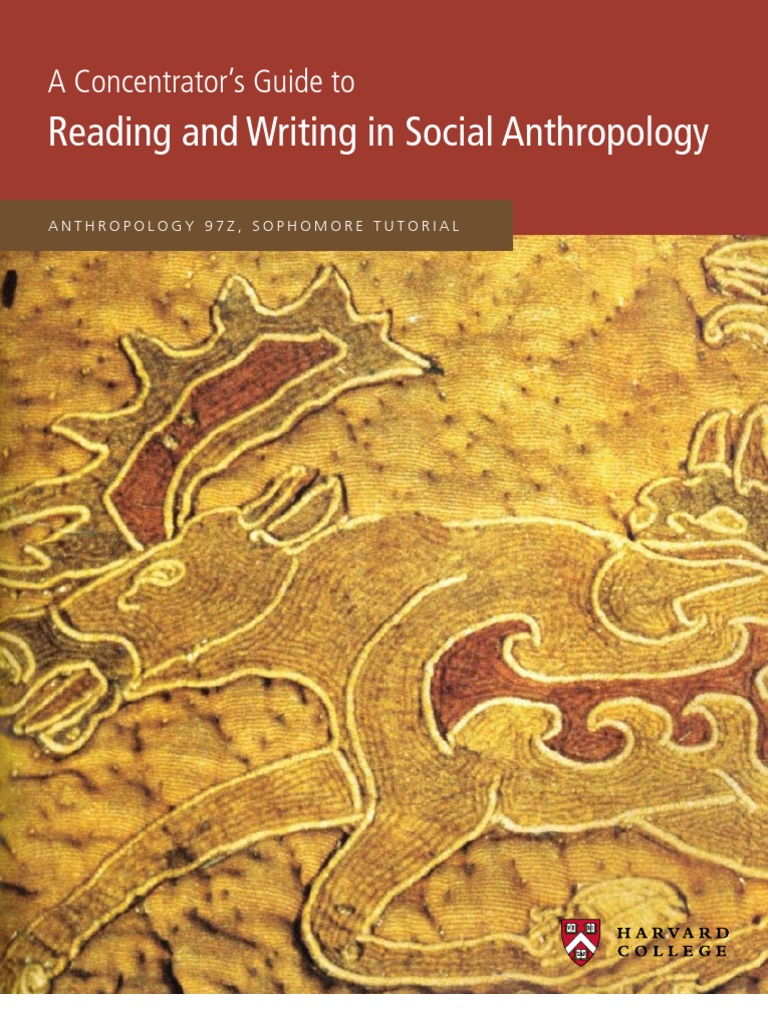 Anthropology Booklet - Writing | PDF