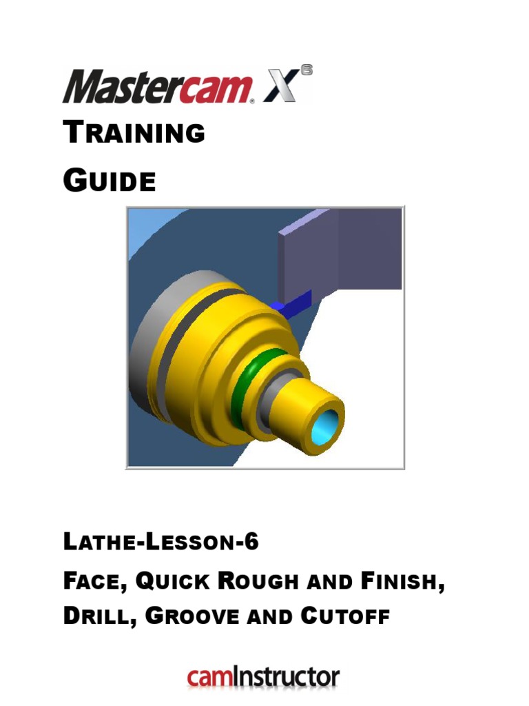 Mastercam Lathe Lesson 6 CAMInstructor | Machine Tool | Icon (Computing)