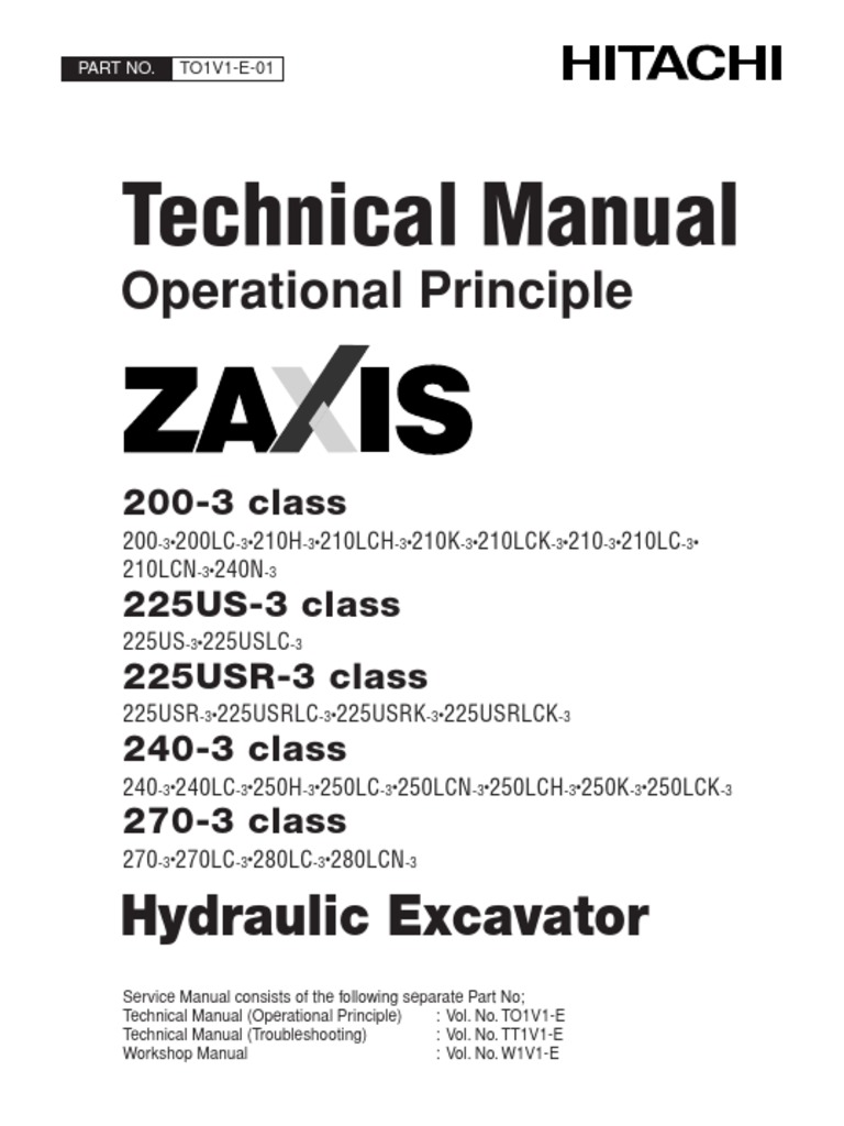 Manual Zaxis | PDF | Valve | Diesel Engine