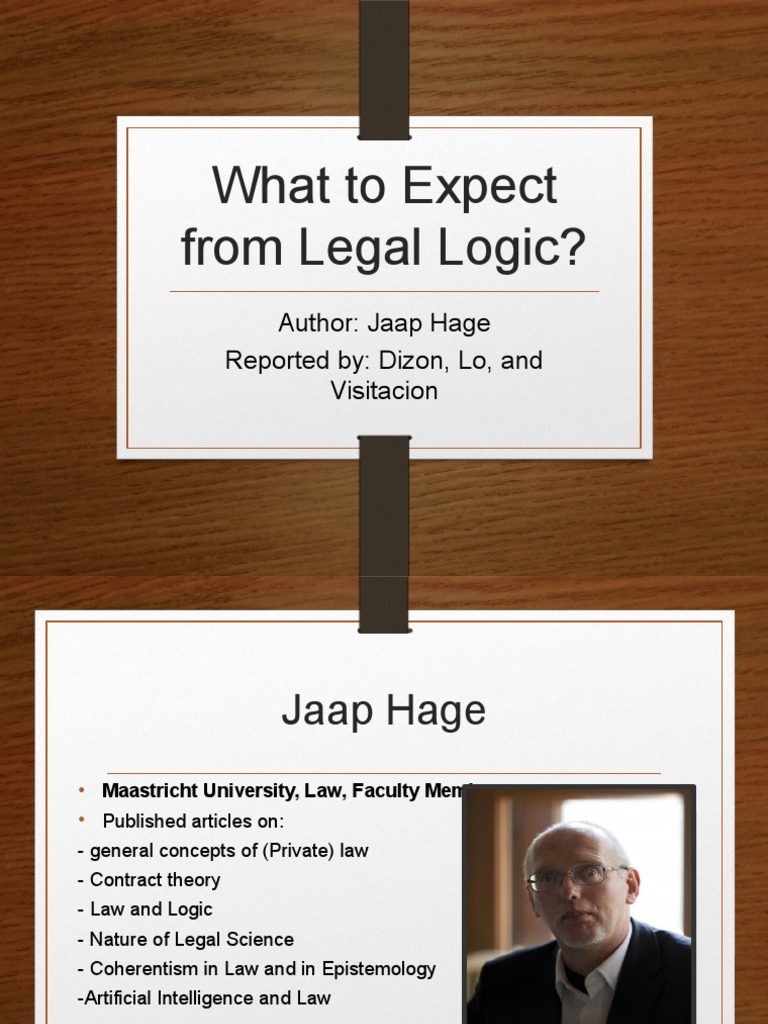 What To Expect From Legal Logic | PDF | Argument | Validity
