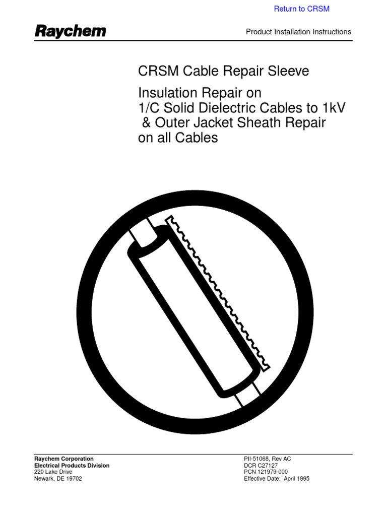 Raychem Sleeve | PDF | Materials | Science