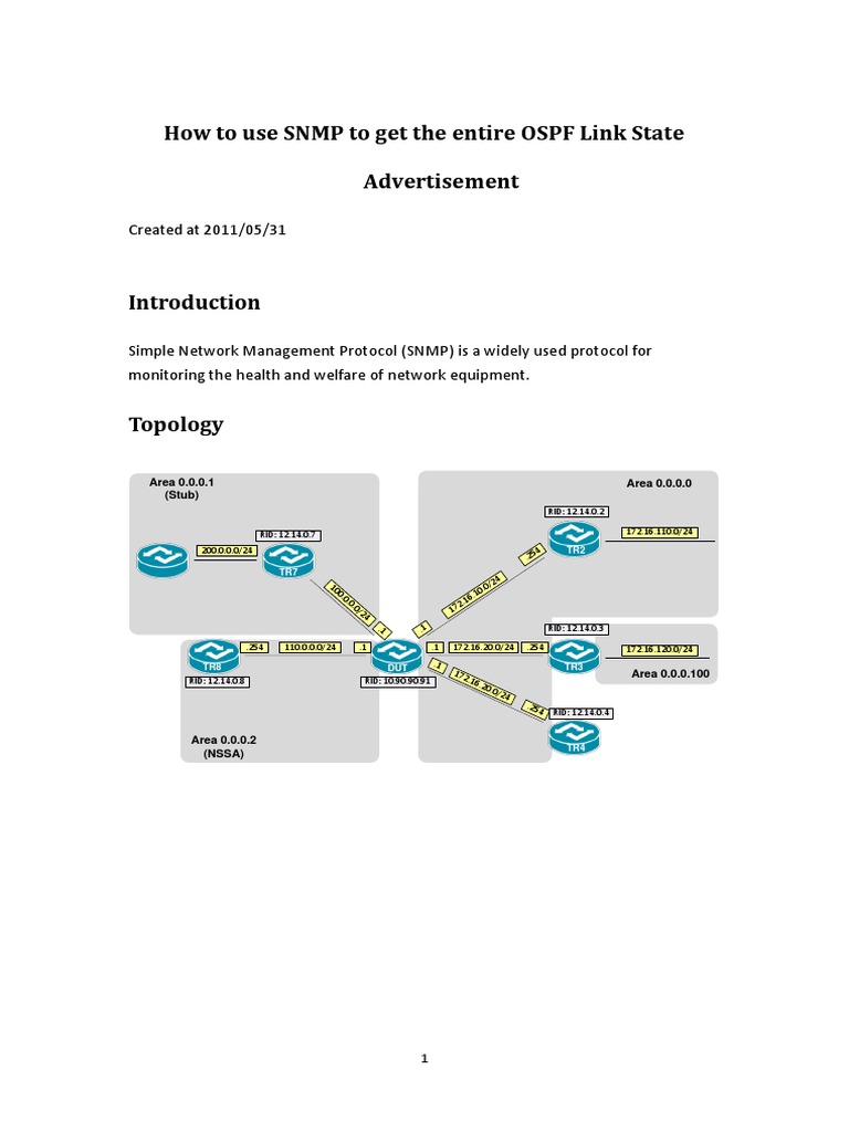 Switch Doc en How To Use SNMP To Get The Entire OSPF Link State ...