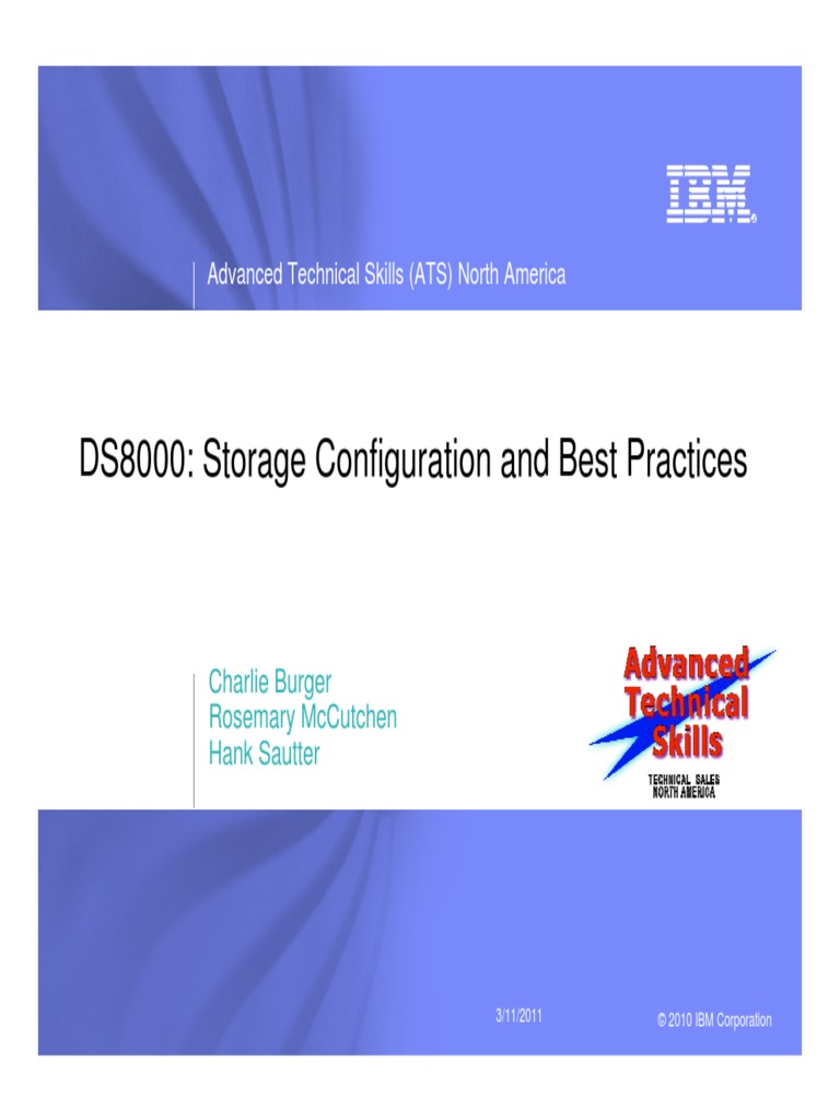 DS8000 Logical Configuration 03152011 | PDF