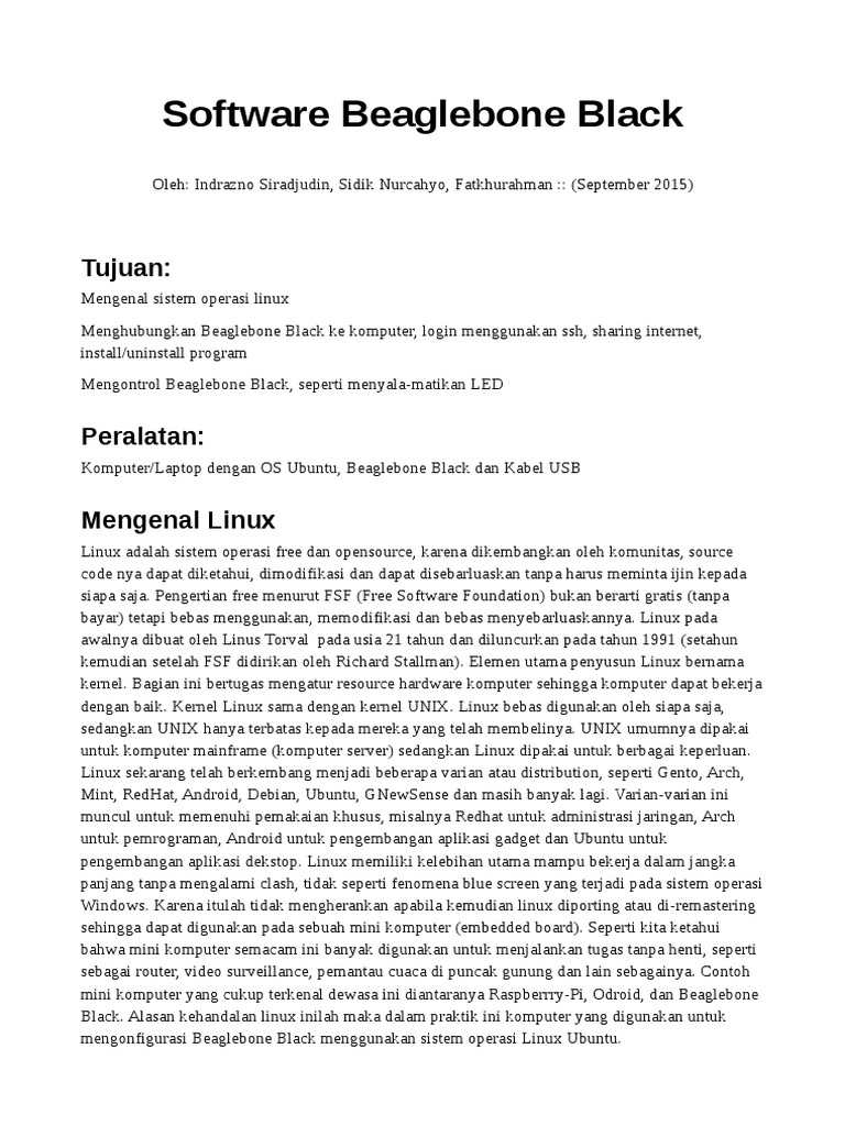 Beaglebone Balck | PDF