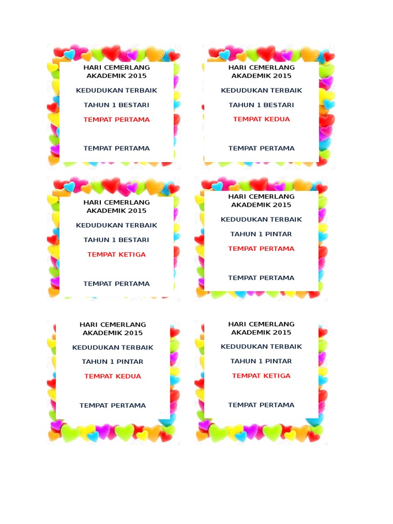 Tagging Hadiah | PDF