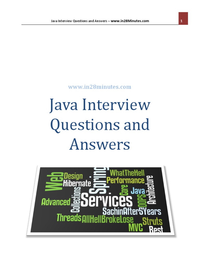 JavaInterviewQuestions UdemyCourse September2016 | PDF | Java Virtual Machine | Method (Computer ...