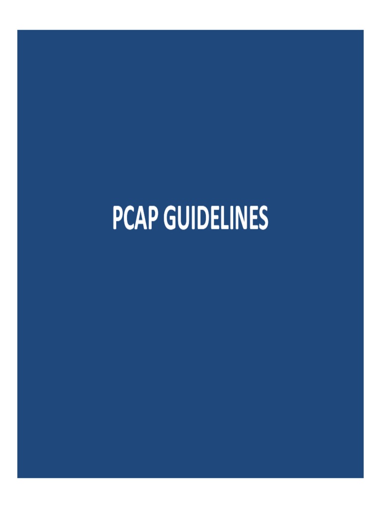 PCAP Guidelines: Diagnosis and Treatment | PDF | Antibiotics | Pneumonia