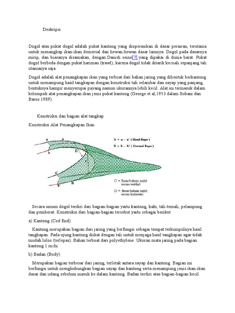 Alat Tangkap Ikan Dogol dan Konstruksinya | PDF