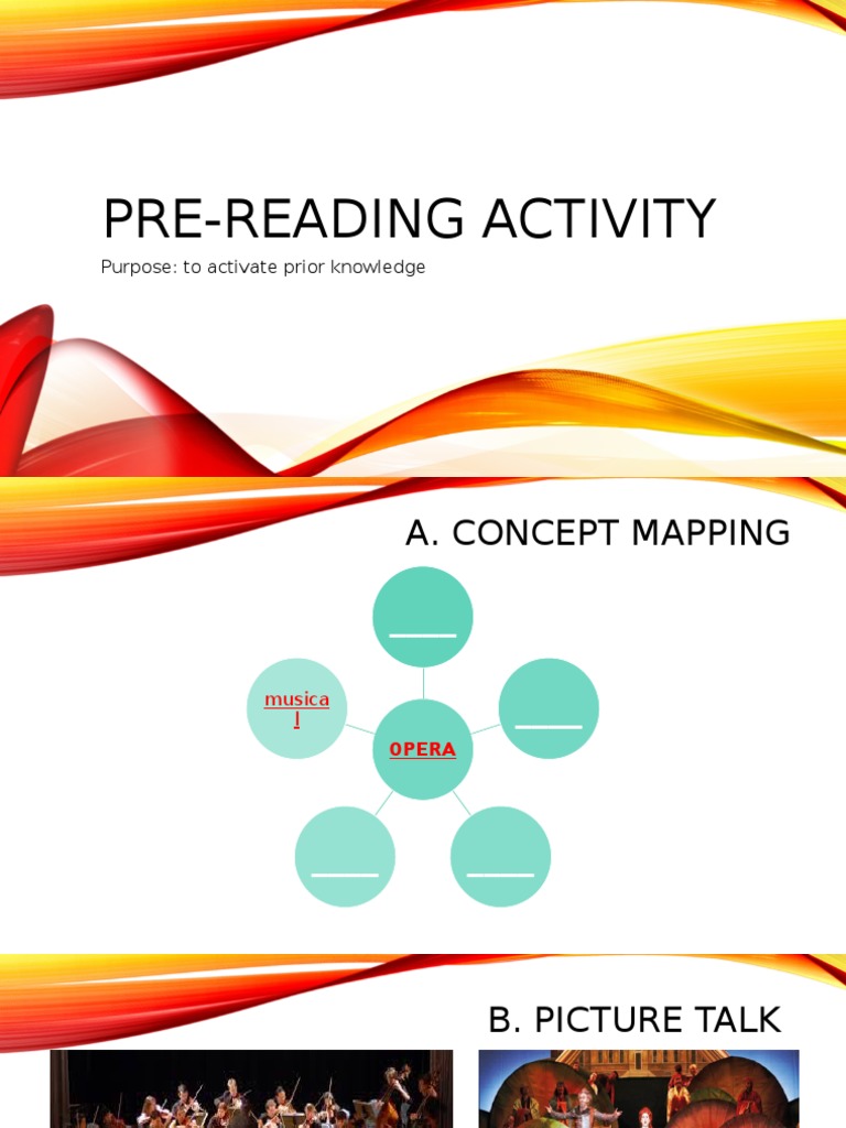 Purpose of Prereading Activities | PDF