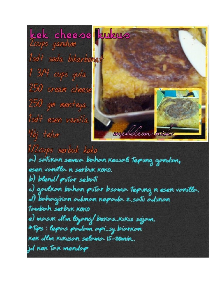 Resepi Minum Petang | PDF