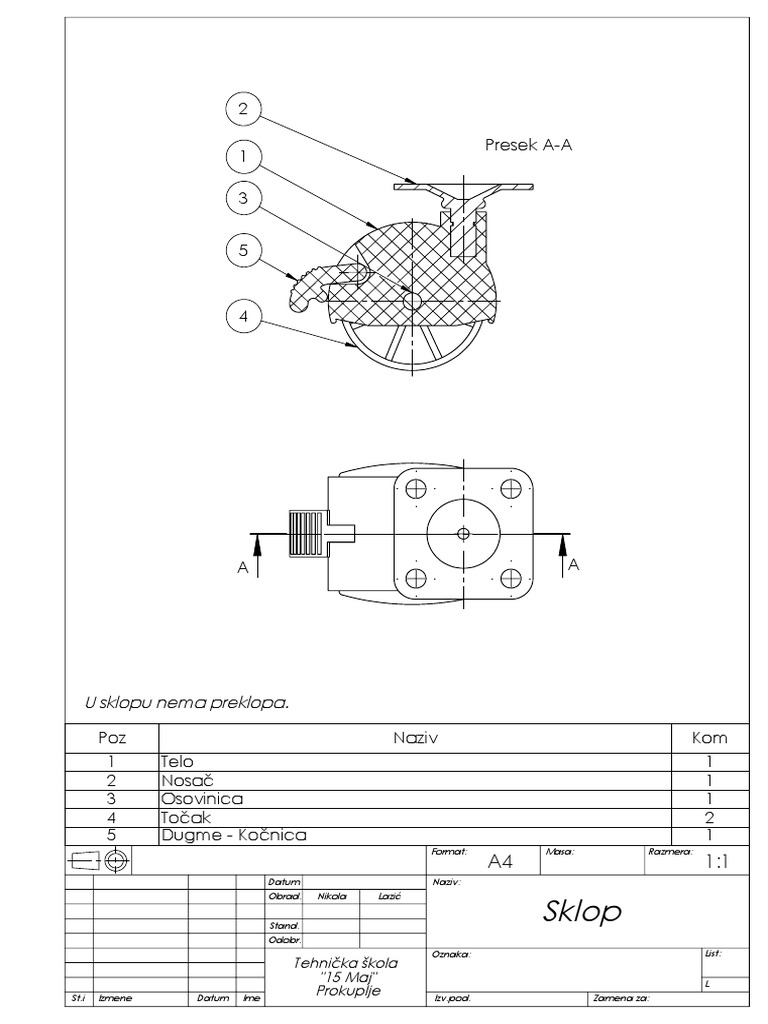 Caster Drawings | PDF