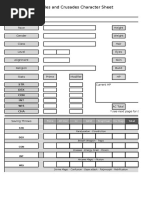 Talislanta 4E Form-Fillable Character Sheet | PDF