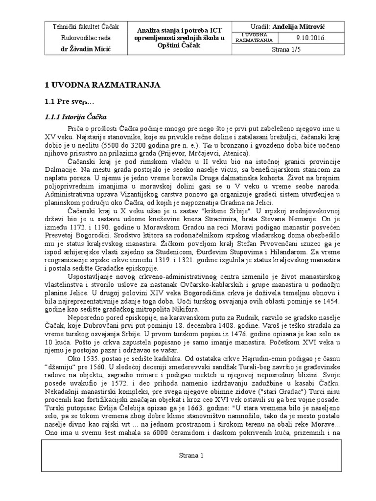 Vezba Iz Word-A | PDF