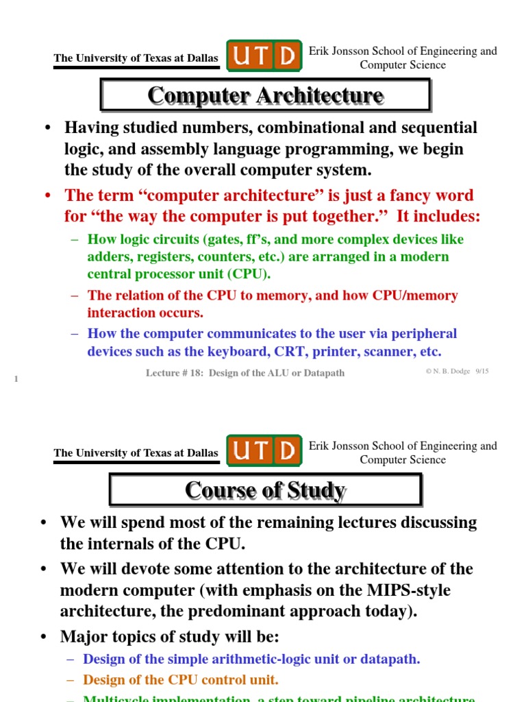 Lec18 PDF | PDF | Instruction Set | Central Processing Unit