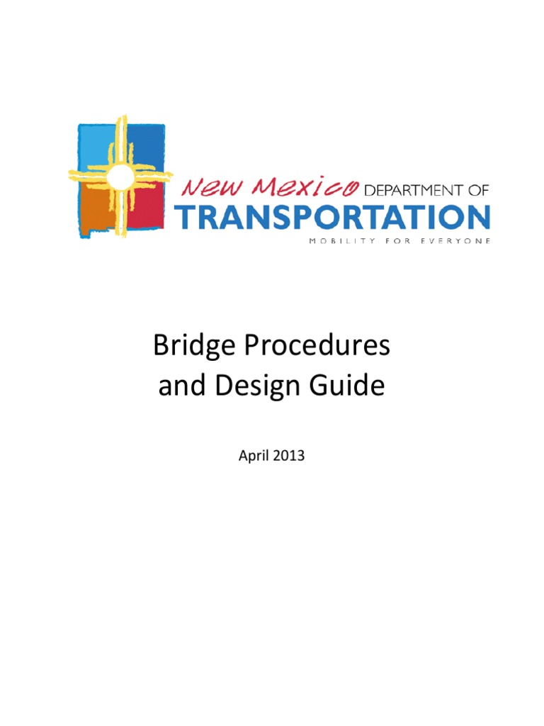 Bridge Procedures and Design Guide | PDF | Rail Transport | Engineering ...