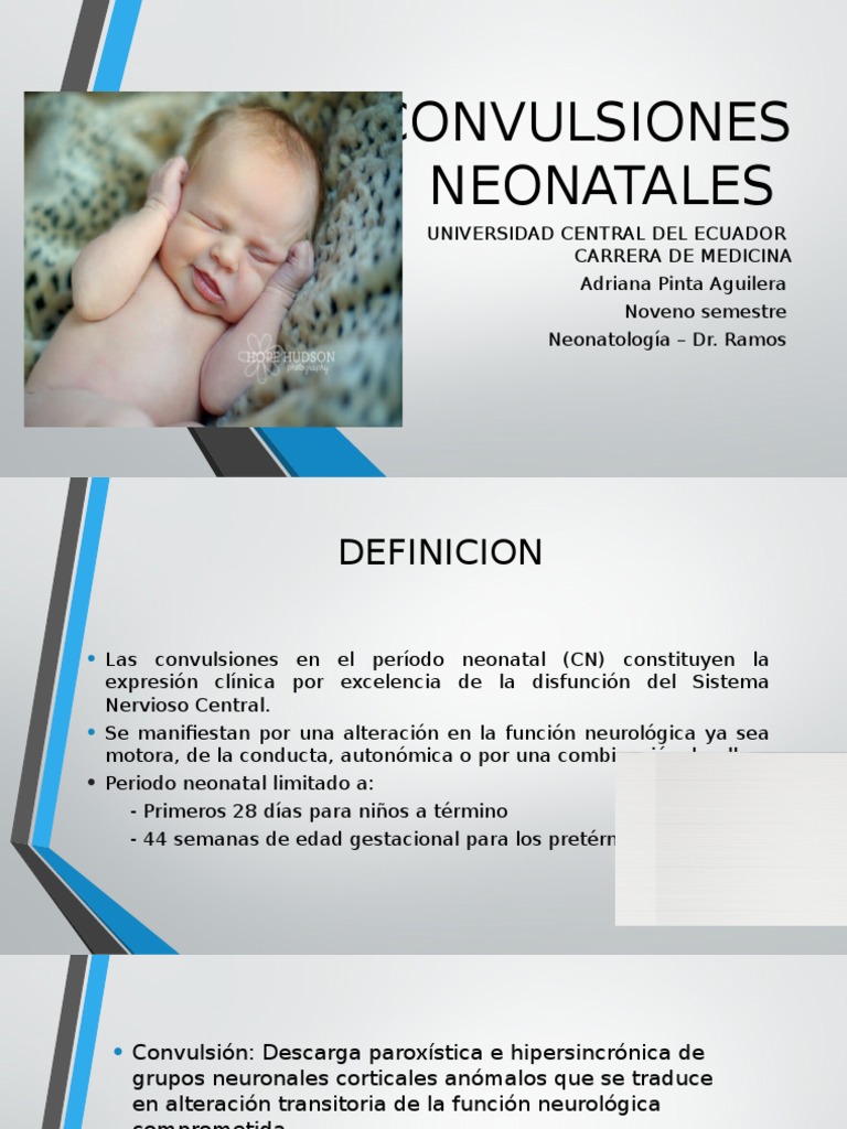 Convulsiones Neonatales: Definición y Etiología | PDF | Ácido gamma ...