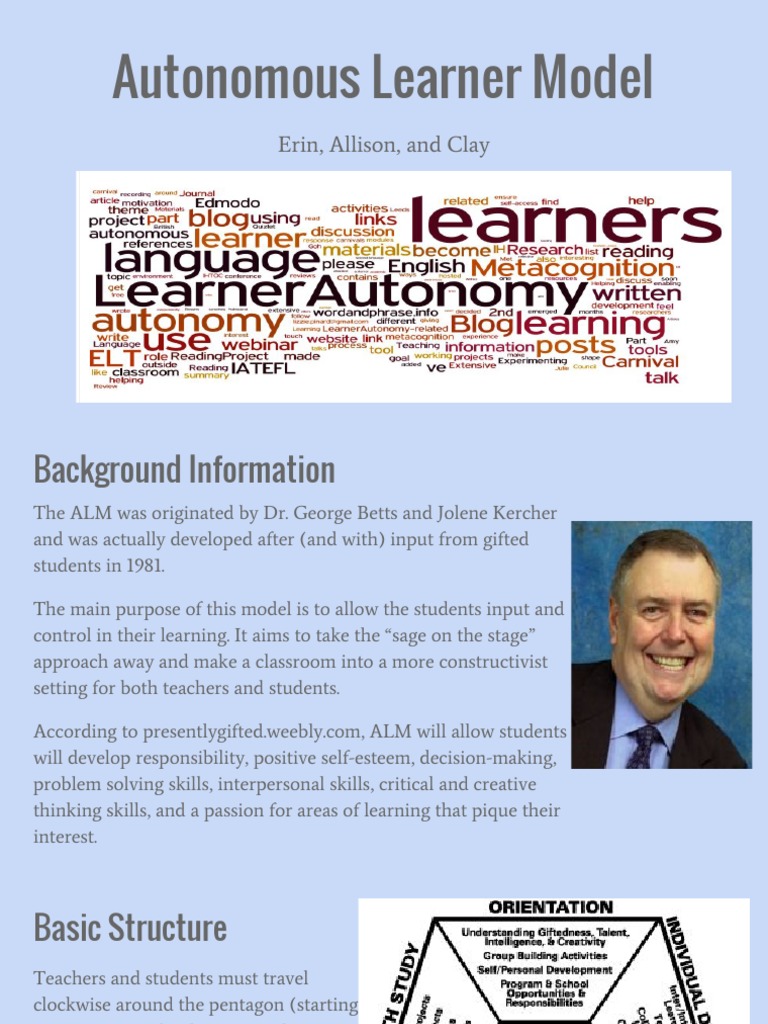 Autonomous Learner Model Presentation | PDF | Intellectual Giftedness ...