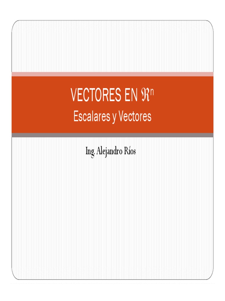 Vectores Parte1 | PDF | Vector Euclidiano | Cantidades fisicas