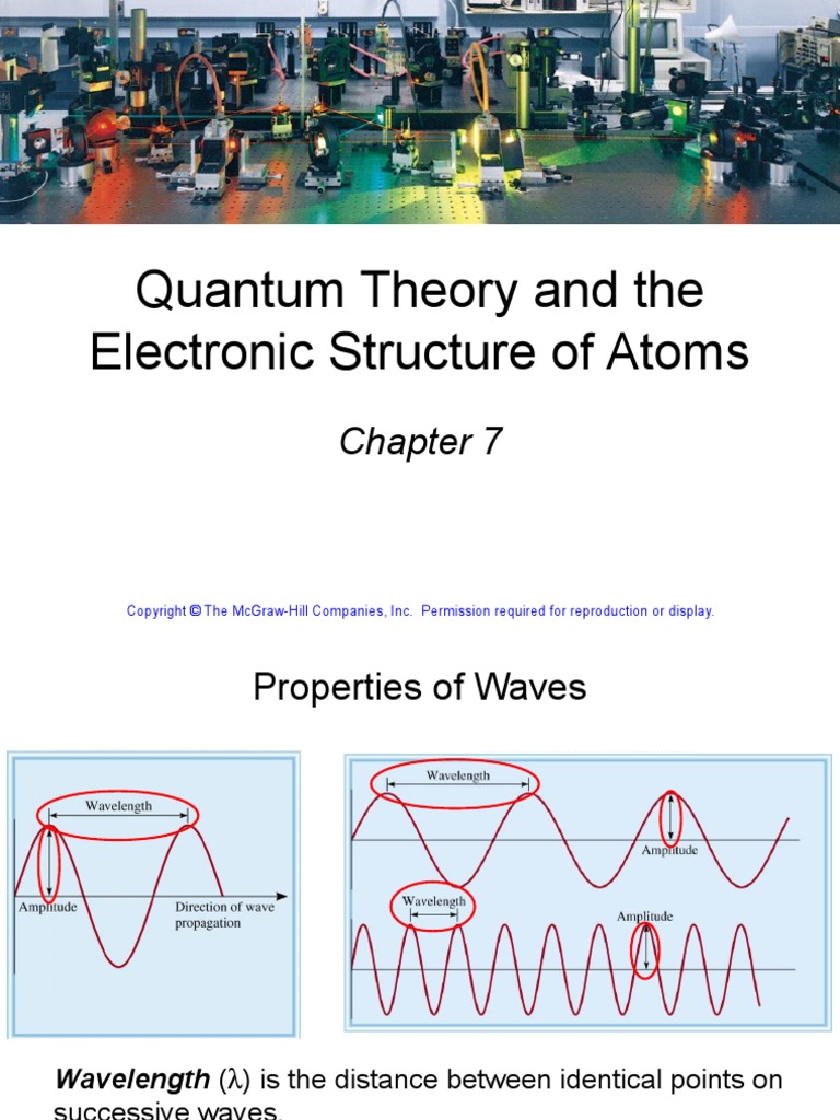 Quantum Theory and The Electronic Structure of Atoms | PDF | Atomic ...
